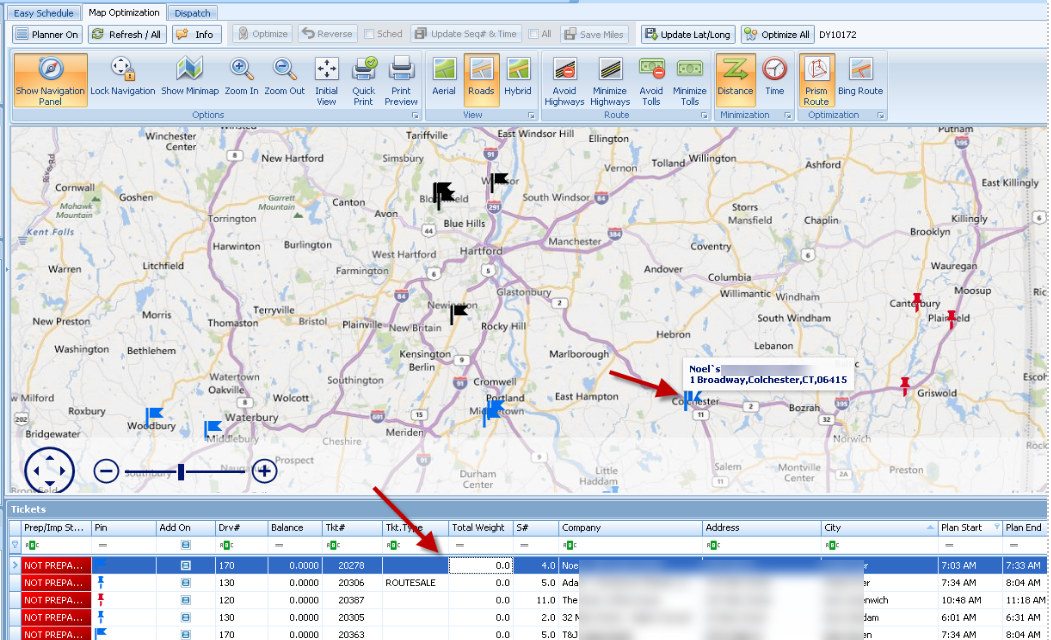 Bing Mapping- Map optimization- Drivers and Routes